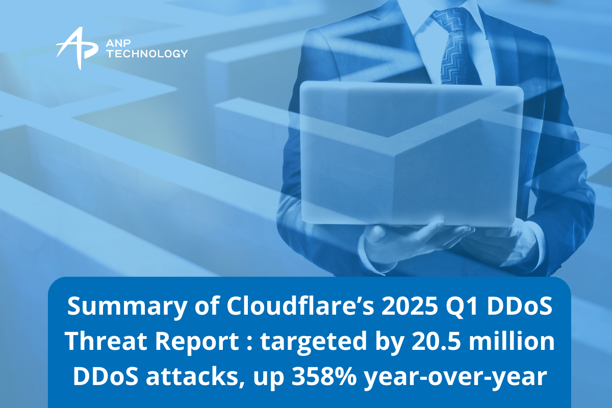 Summary of Cloudflare’s 2025 Q1 DDoS Threat Report : targeted by 20.5 million DDoS attacks, up ...